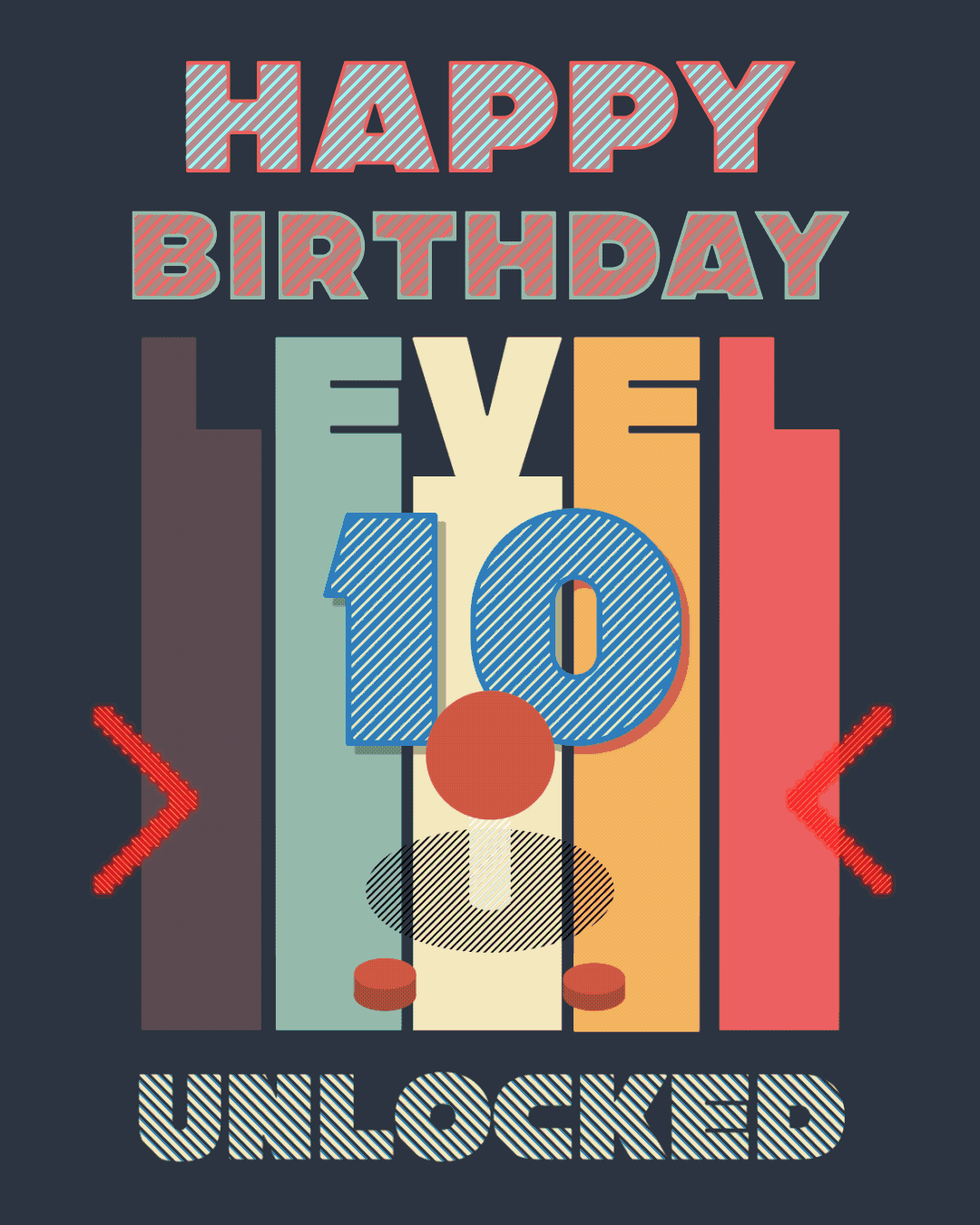 Bright 10th Years Happy Birthday Animated Images and GIFs