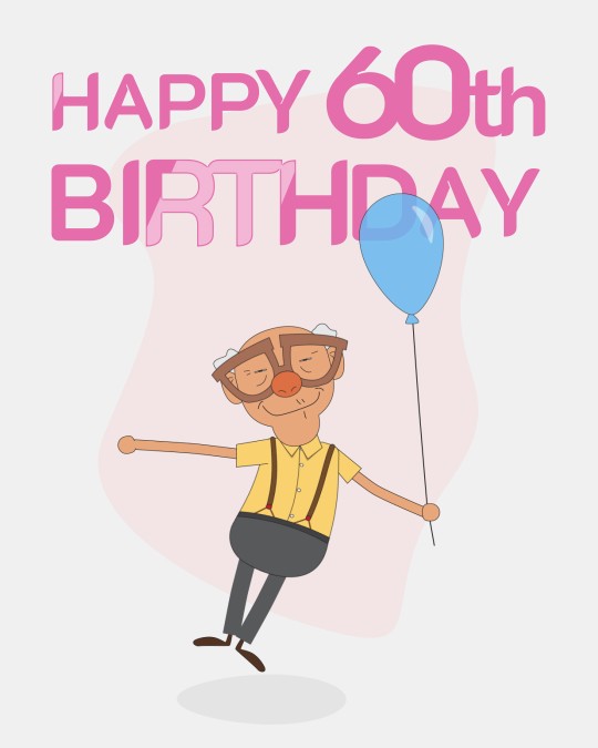 Wonderful Happy 60th Birthday Animated Images and GIFs