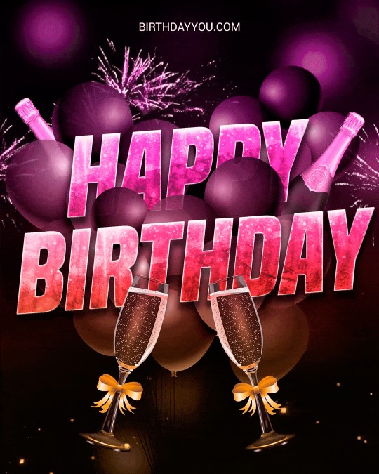 Free Happy Birthday Animated Images and GIFs with Fireworks | Birthdayyou.com