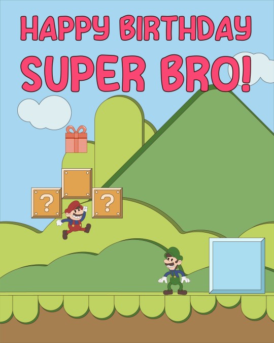 Super Bro Happy Birthday Animated Images and GIFs