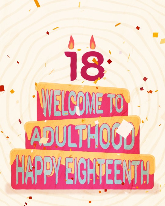 Color Letters 18th Birthday Animated Images and GIFs